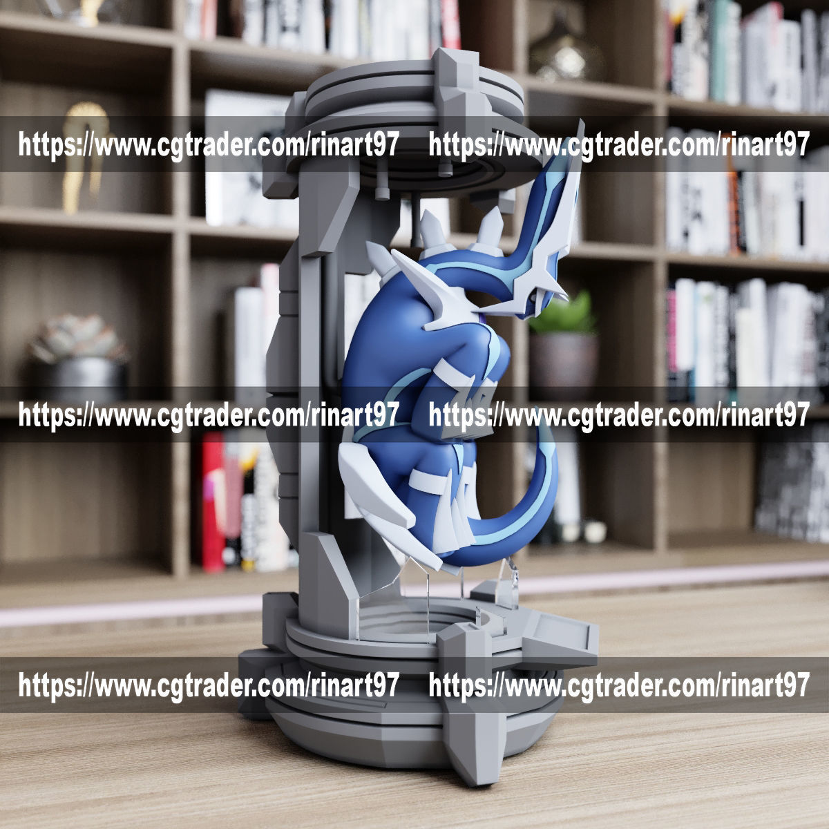 Dialga in the lab from pokemon 3D model 3D printable | CGTrader