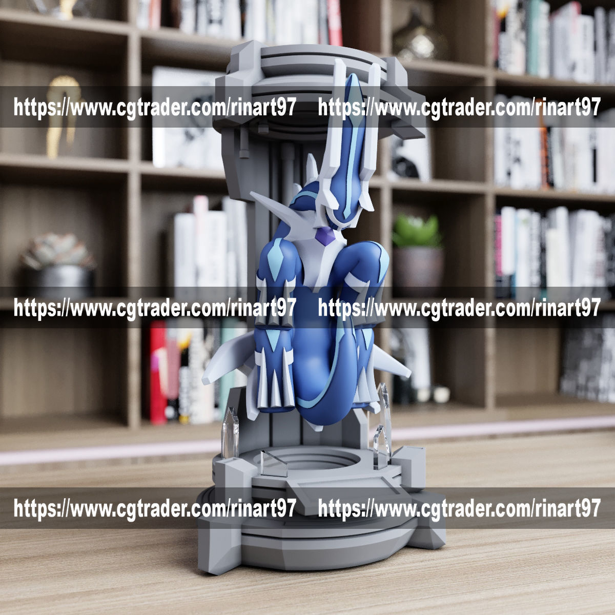 Dialga in the lab from pokemon 3D model 3D printable | CGTrader