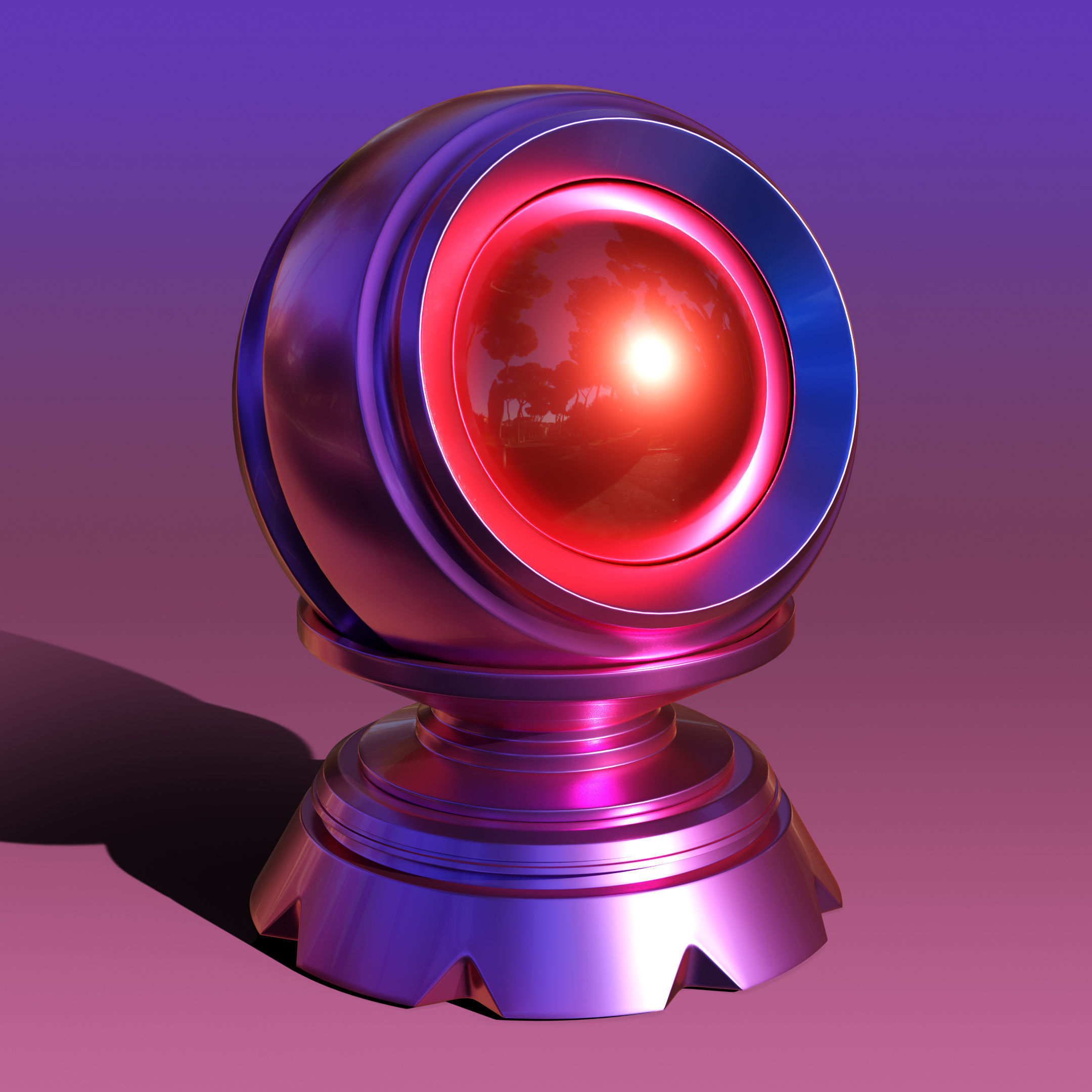 Shaderball globe style - classic 3D model | CGTrader