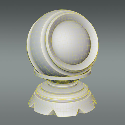 Shaderball globe style - classic 3D model | CGTrader