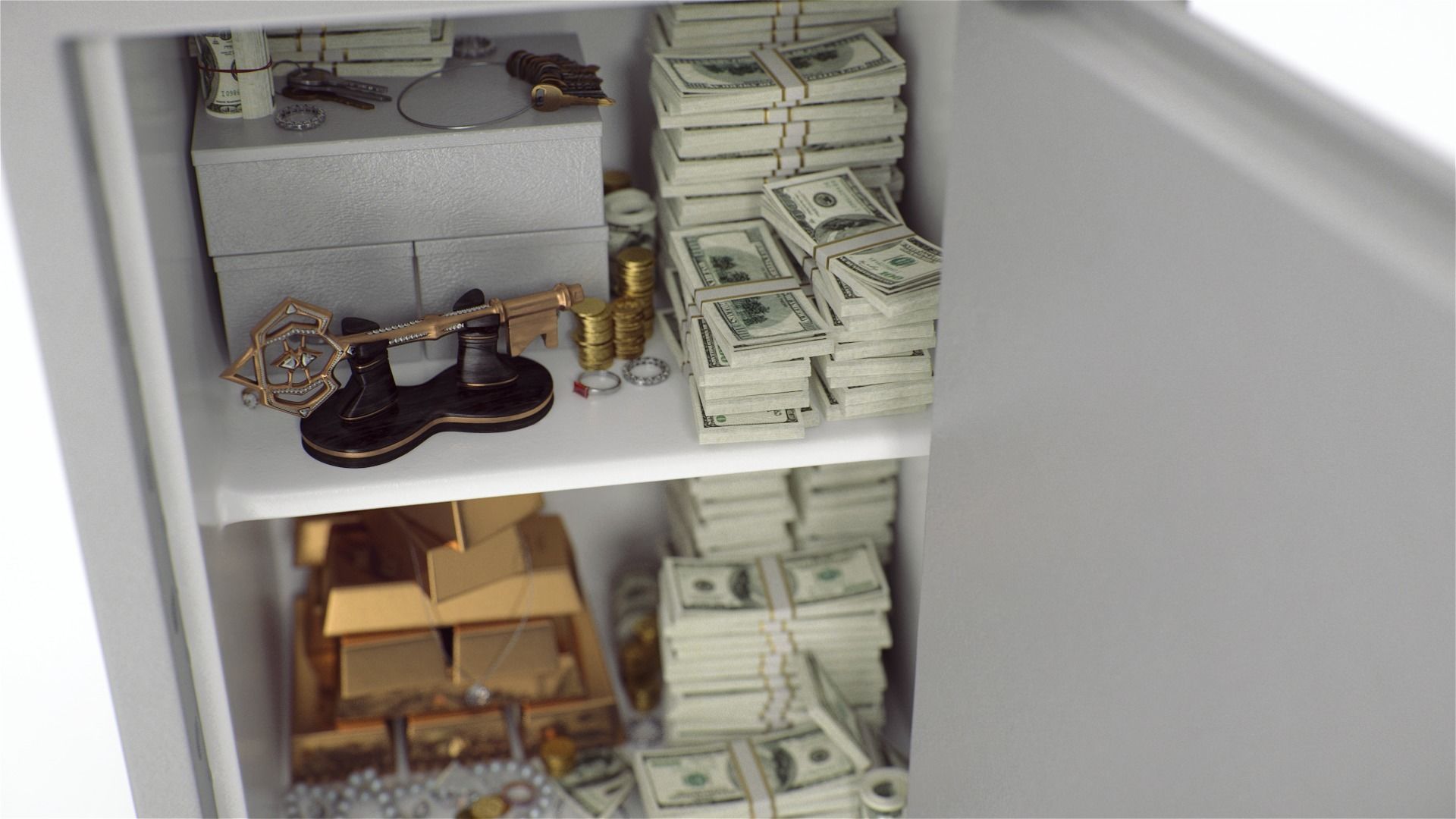 Safe items mega pack 3D model | CGTrader