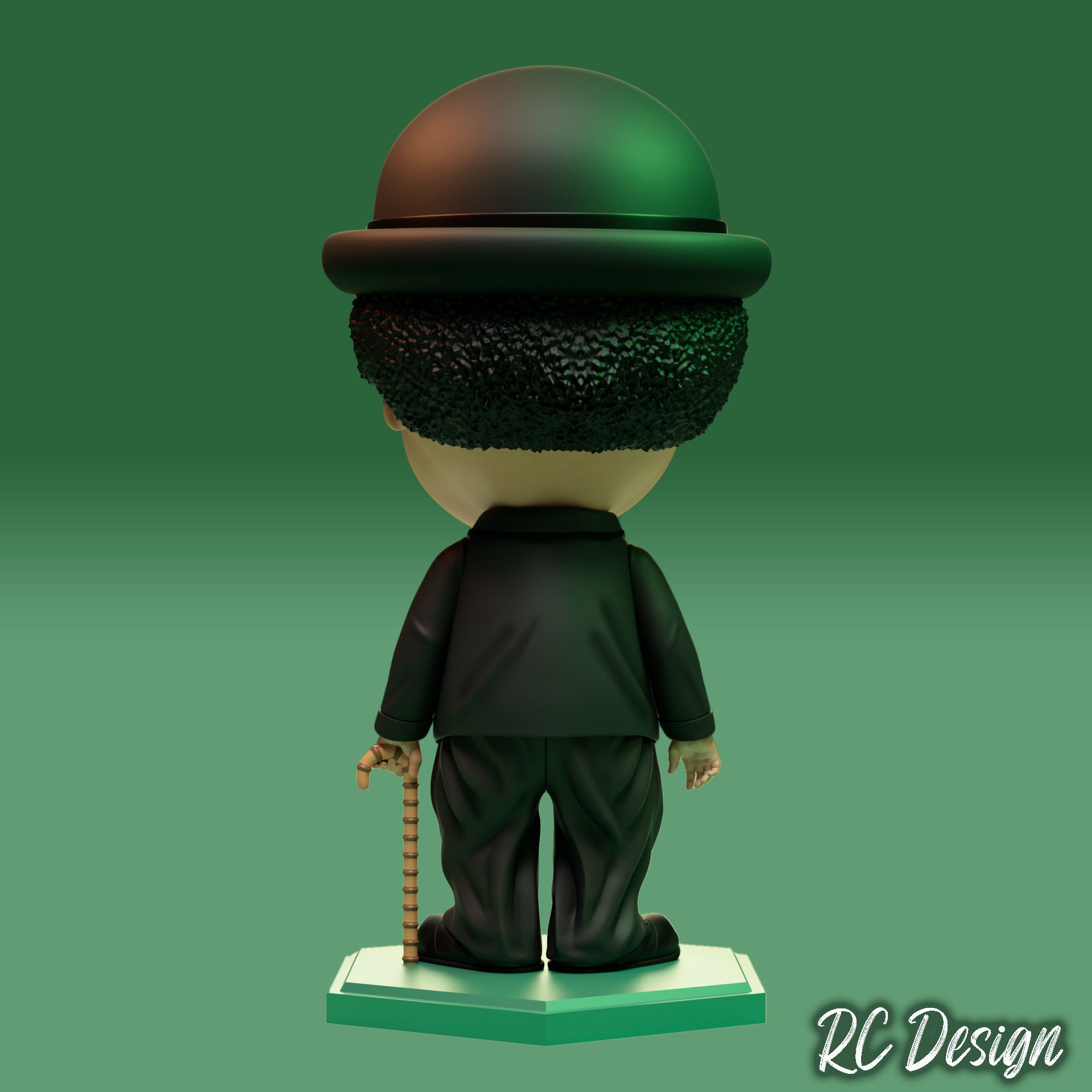 Chaplin Cute Model 3D model 3D printable | CGTrader