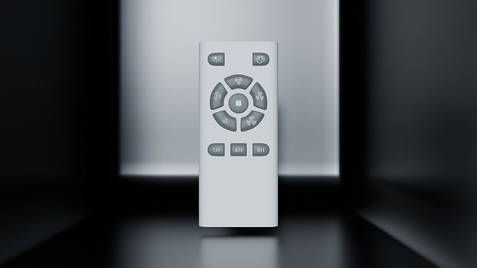 3D model AC TV Remote Control RC VR / AR / low-poly | CGTrader