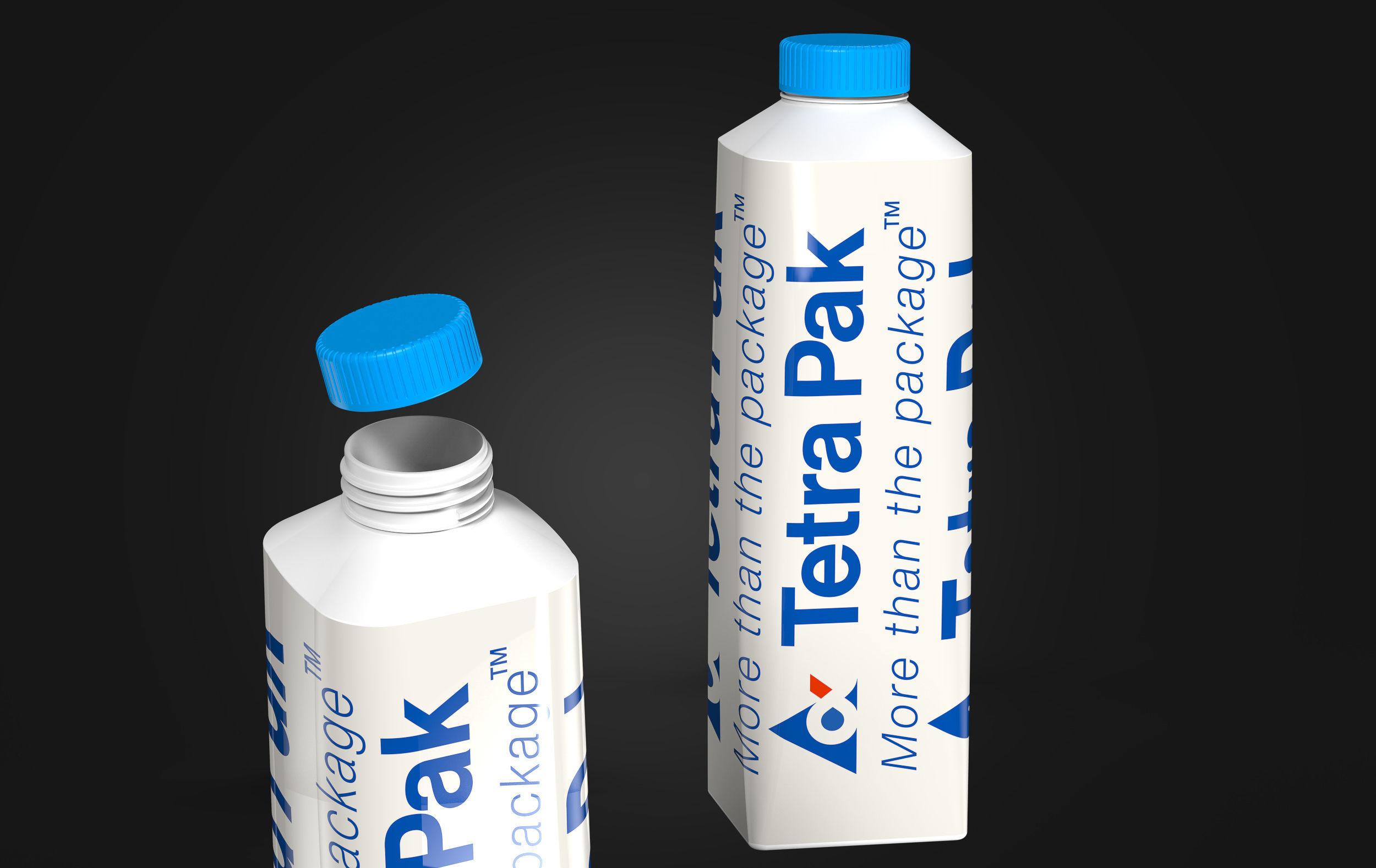 TetraPak TetraTop Accurate Step OBJ Model plus KeyShot Scene 3D model ...