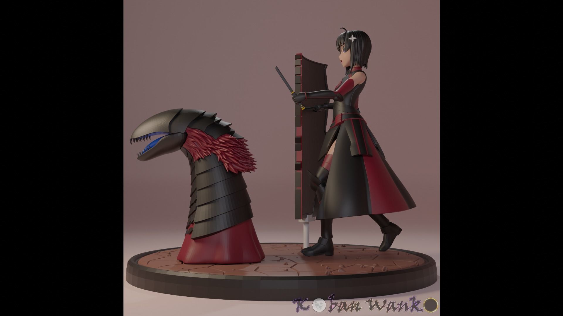 Bofuri Kaede and Atrocity models for 3D Printing 3D model 3D printable ...