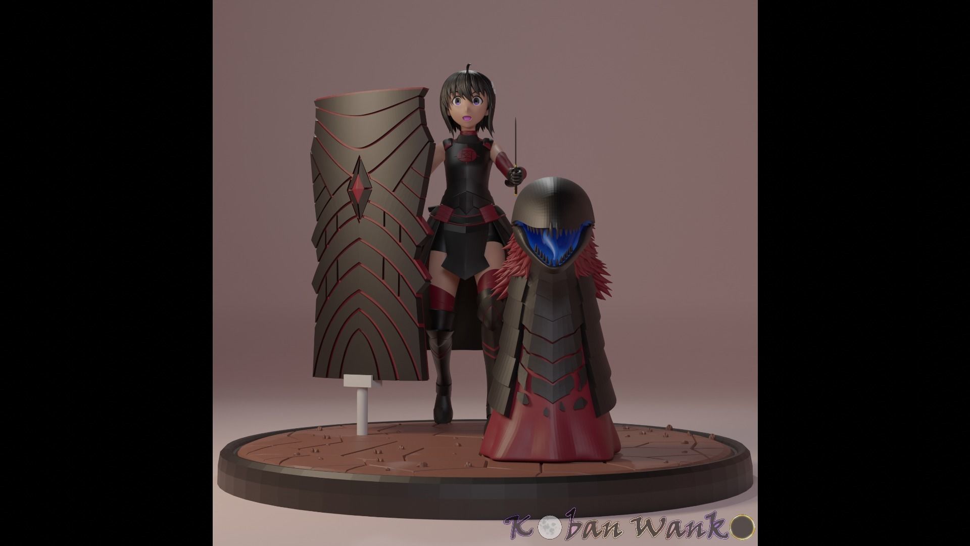 Bofuri Kaede and Atrocity models for 3D Printing 3D model 3D printable ...