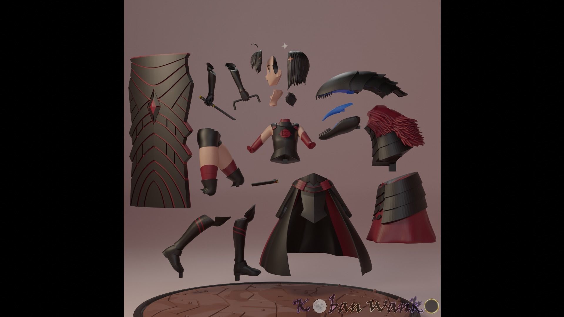 Bofuri Kaede and Atrocity models for 3D Printing 3D model 3D printable ...