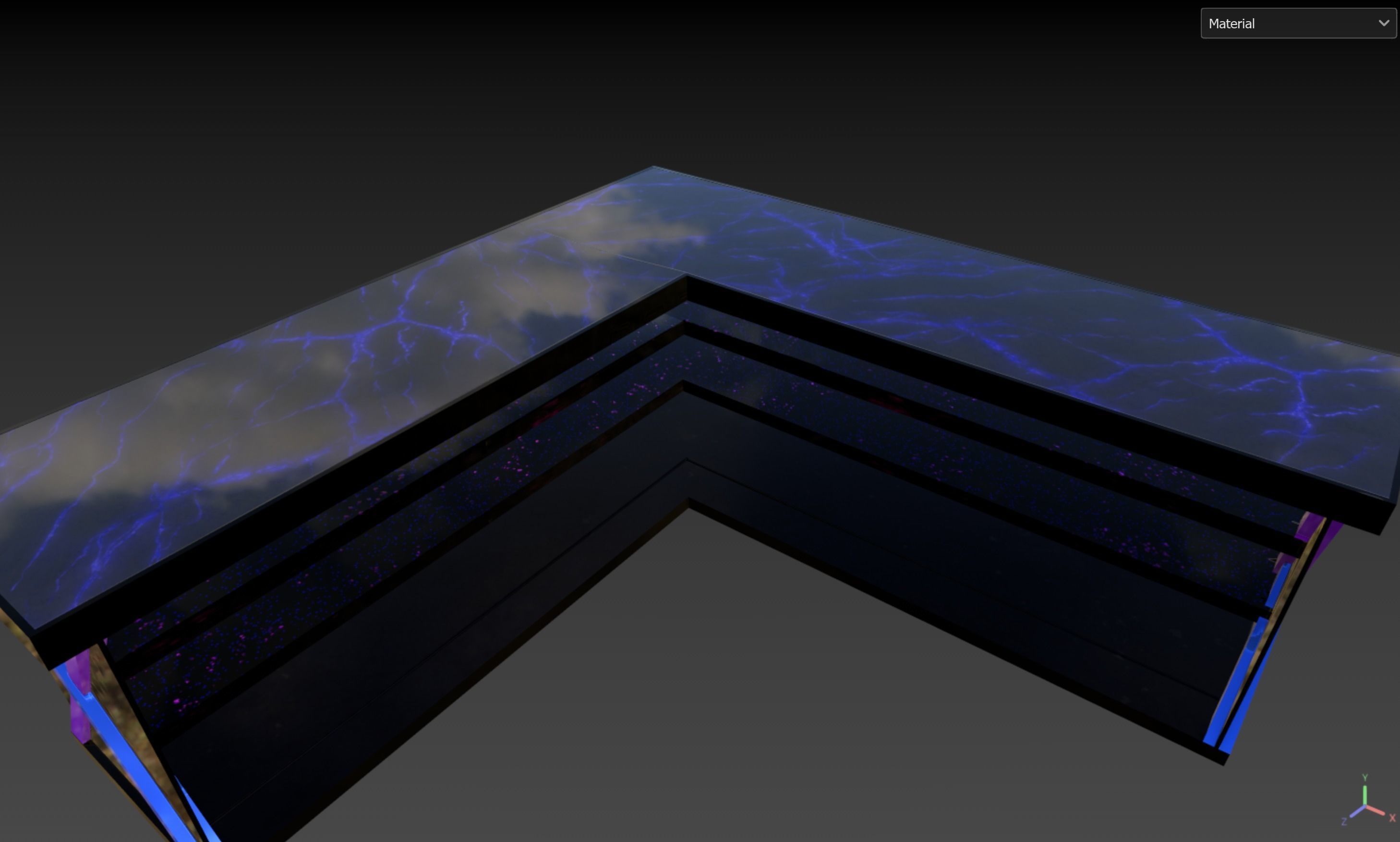 Futuristic Alien Counter free VR / AR / low-poly 3D model | CGTrader