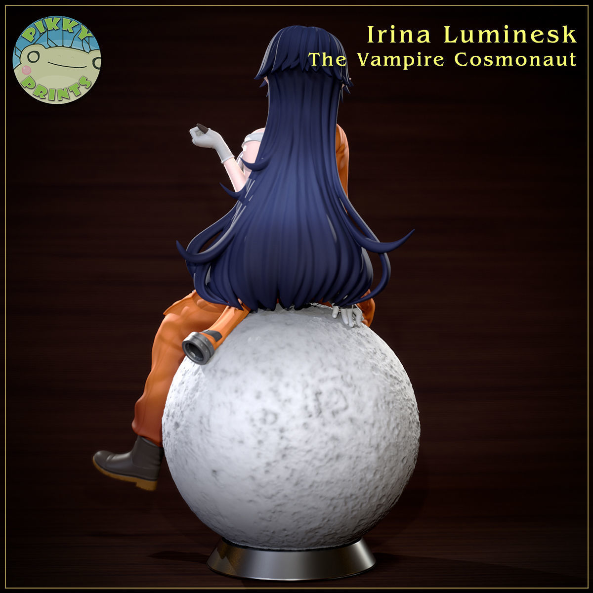 Irina Luminesk - The Vampire Cosmonaut 3D model 3D printable | CGTrader