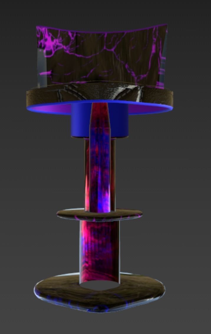 Futuristic Alien Bar Stool free VR / AR / low-poly 3D model | CGTrader