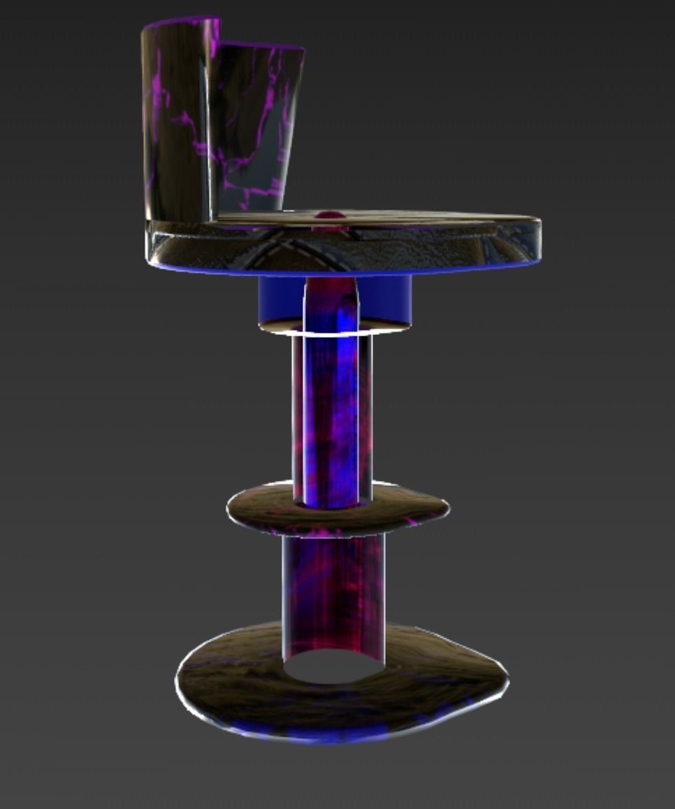 Futuristic Alien Bar Stool free VR / AR / low-poly 3D model | CGTrader