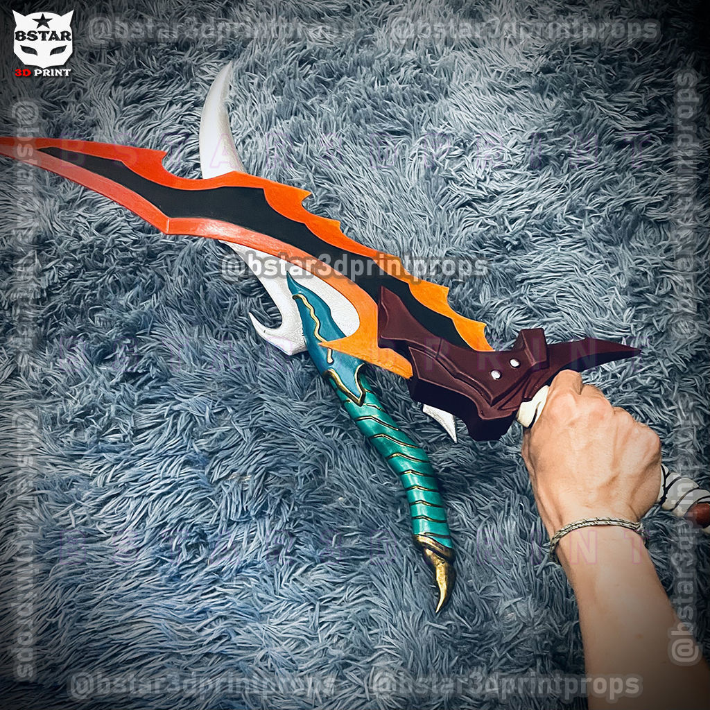 Knight Slayer Dagger High Quality - Solo Leveling Cosplay 3D model 3D ...