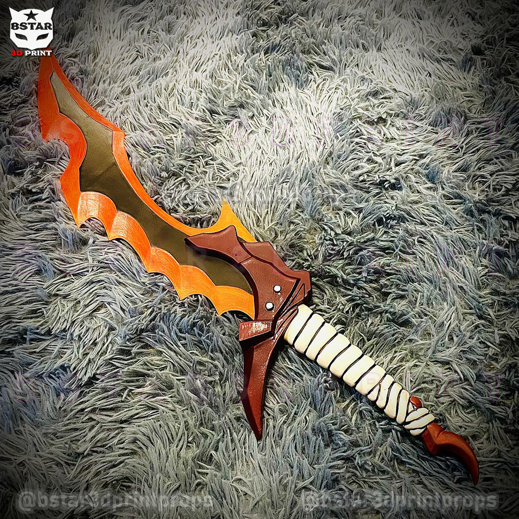 Knight Slayer Dagger High Quality - Solo Leveling Cosplay 3D model 3D ...