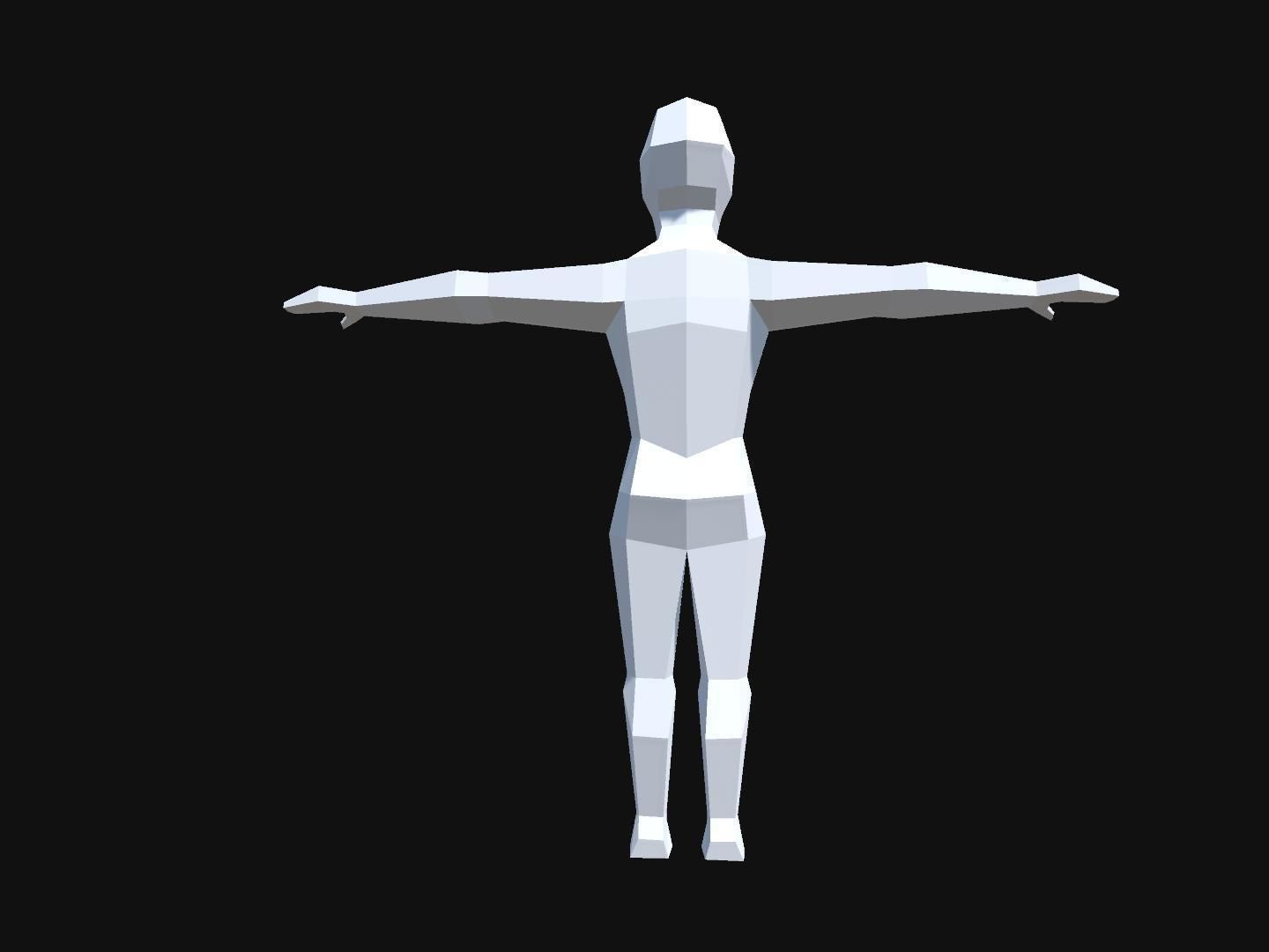 Human Low polygon free 3D model | CGTrader