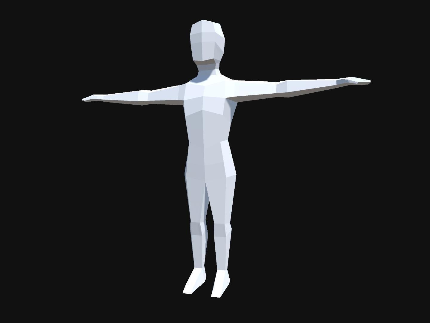 Human Low polygon free 3D model | CGTrader