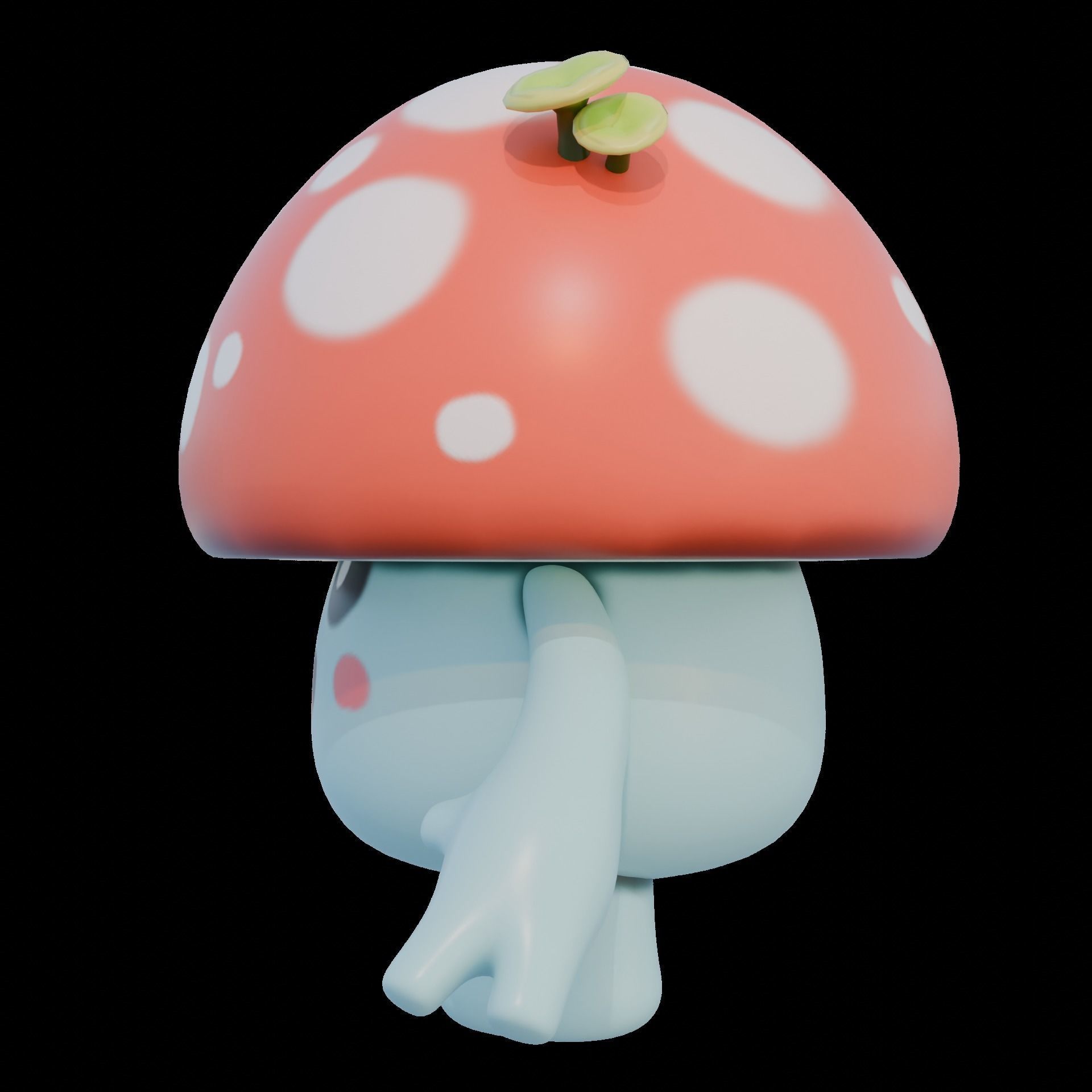 3D model Monster Mushroom Character 3D model design by winjaydesign VR ...