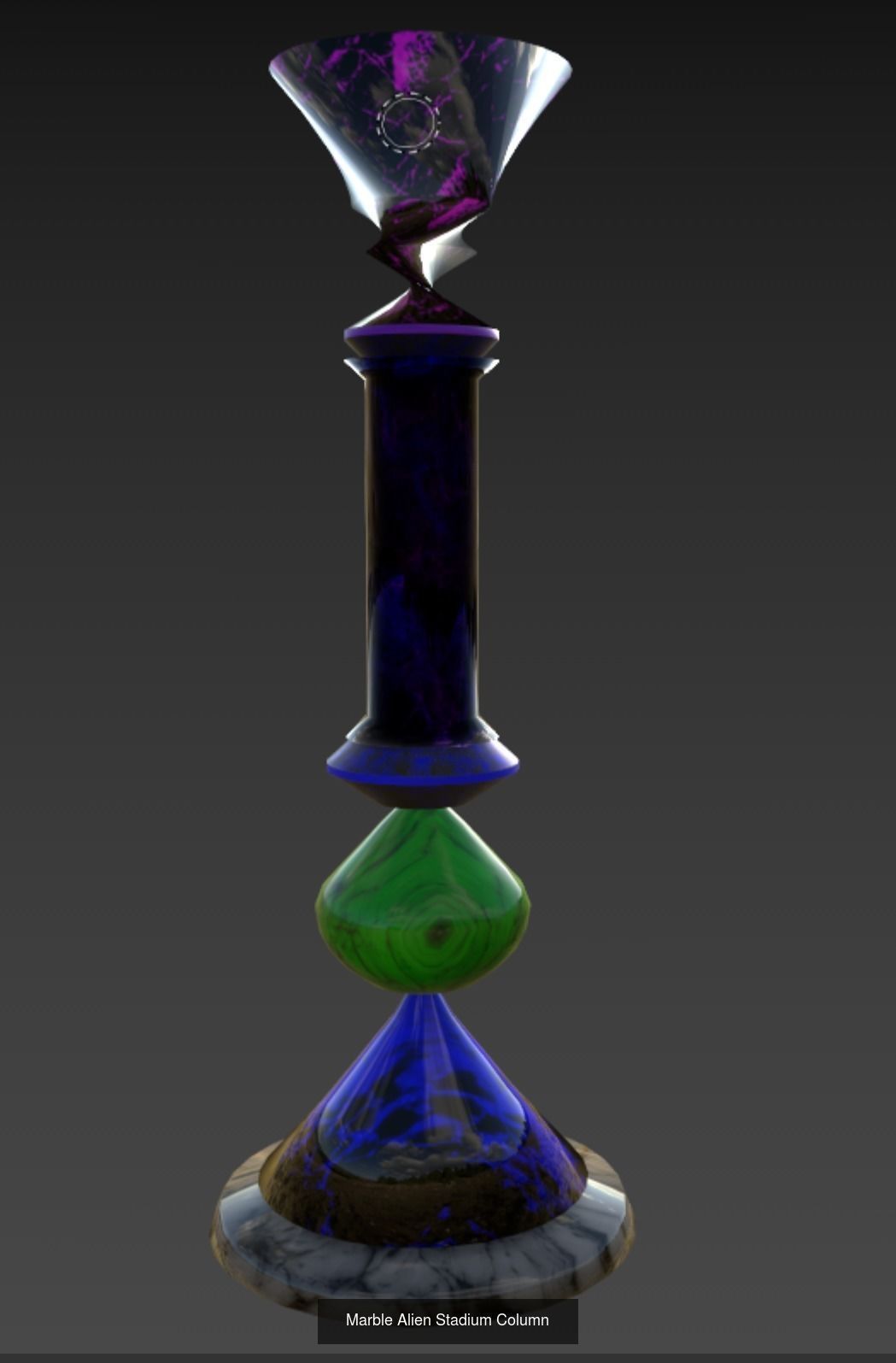 3D Model Collection Futuristic Alien Club And Hangout Furniture VR / AR ...