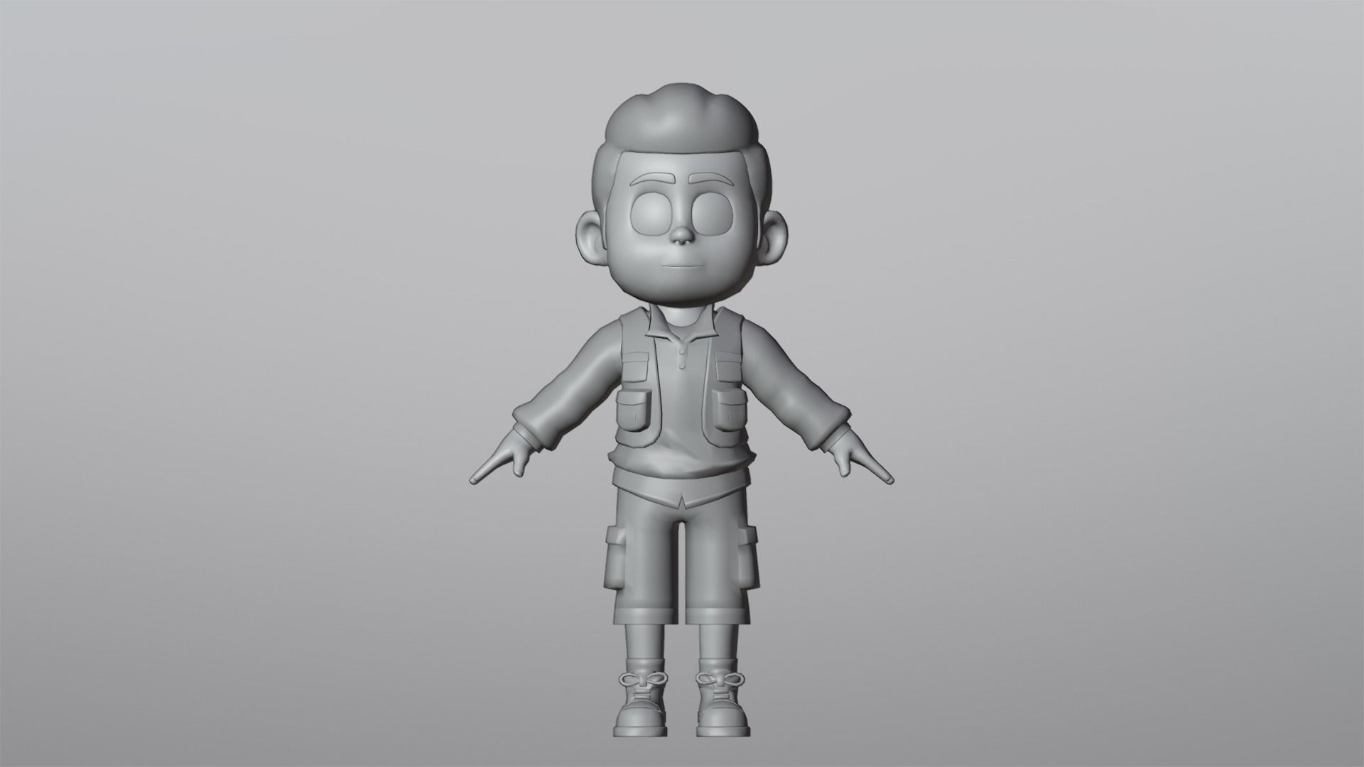 3D model Asher Cartoon Boy Character VR / AR / low-poly | CGTrader