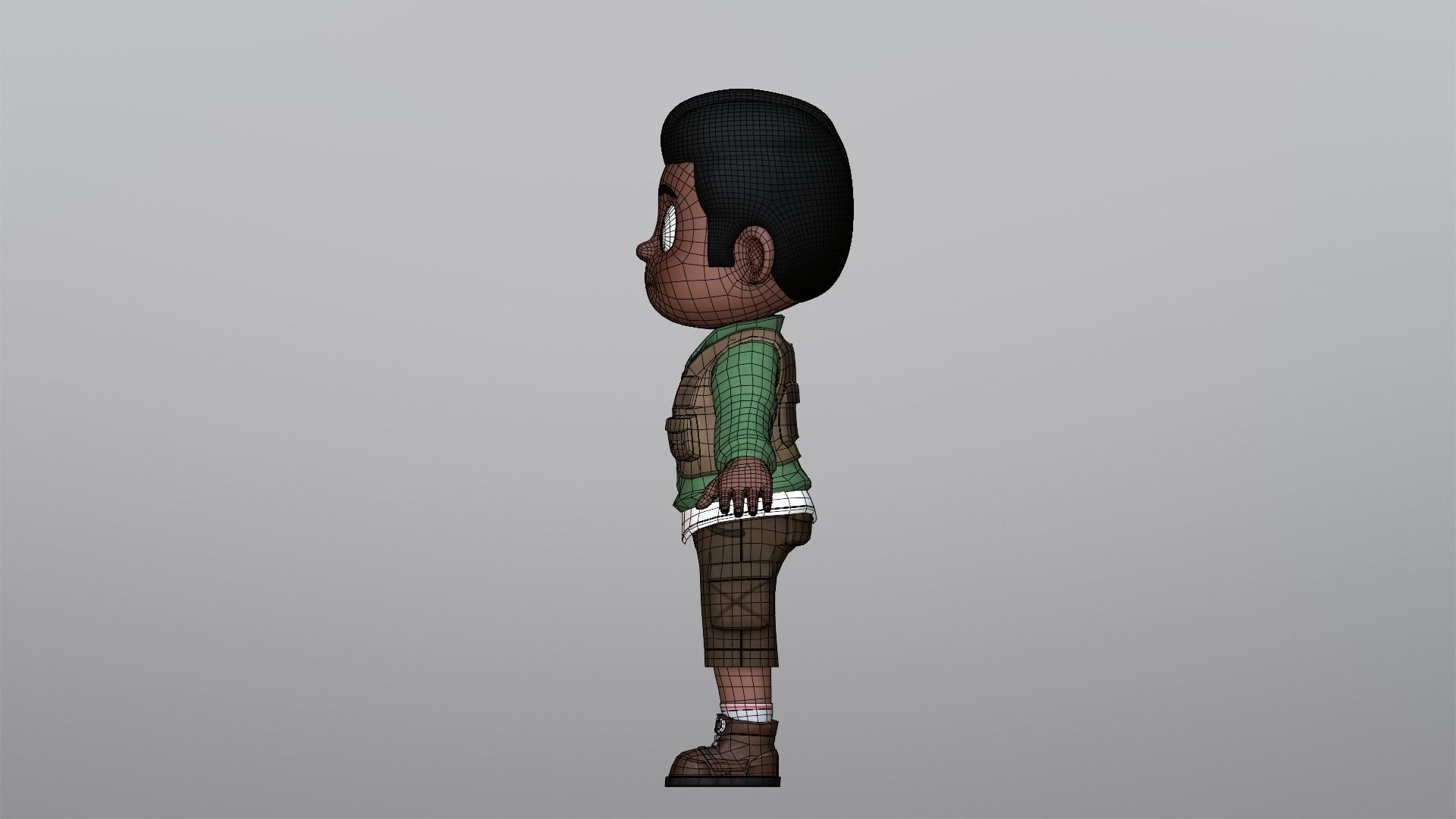 3D model Asher Cartoon Boy Character VR / AR / low-poly | CGTrader