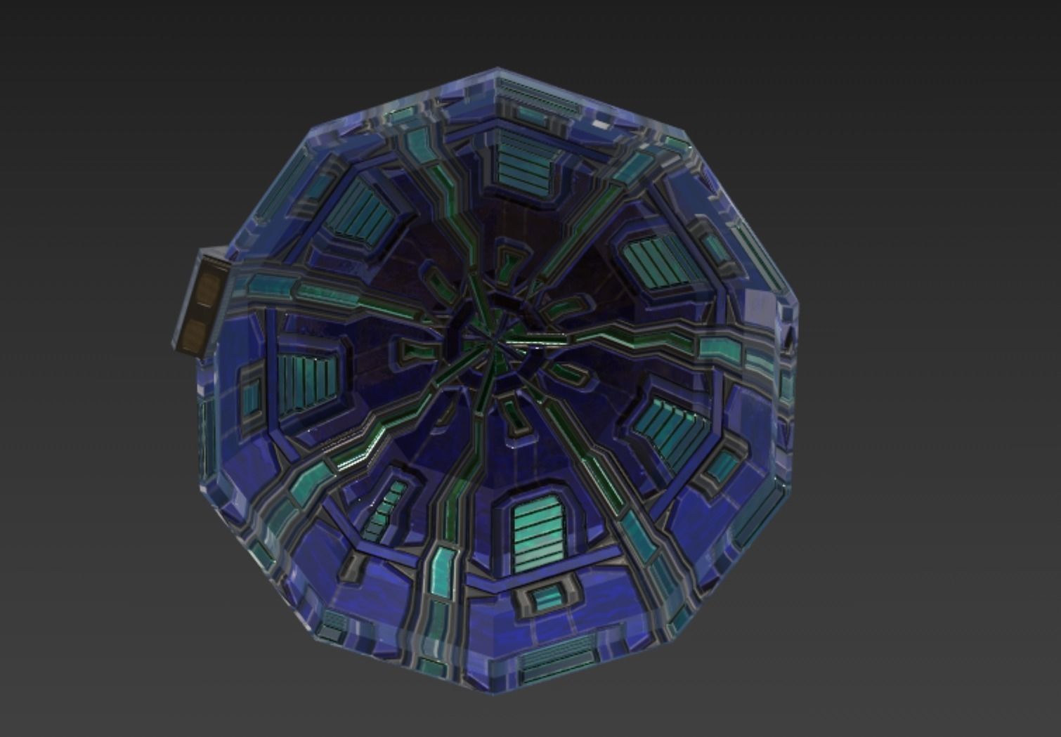 Futuristic Space Dome free VR / AR / low-poly 3D model | CGTrader