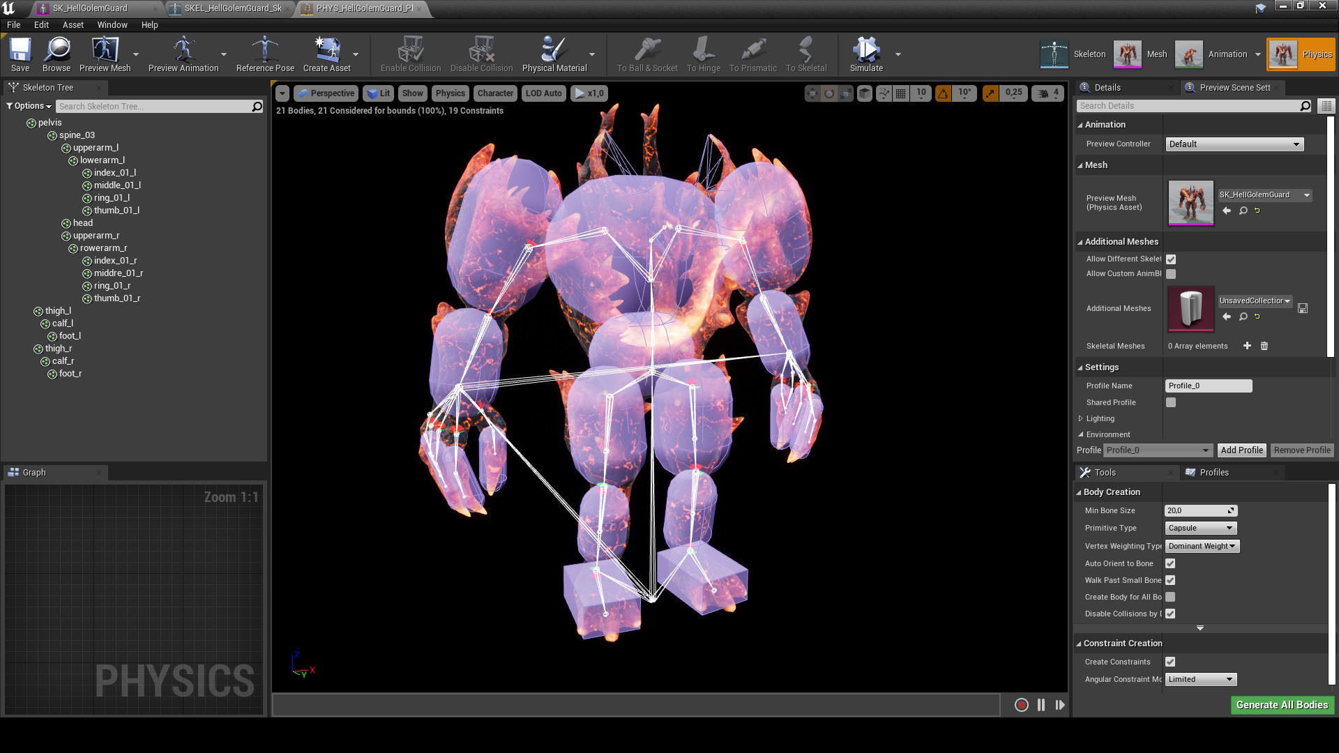 3D model Hell Golem Guard Low-poly game engine ready 3D model VR / AR / low-poly | CGTrader