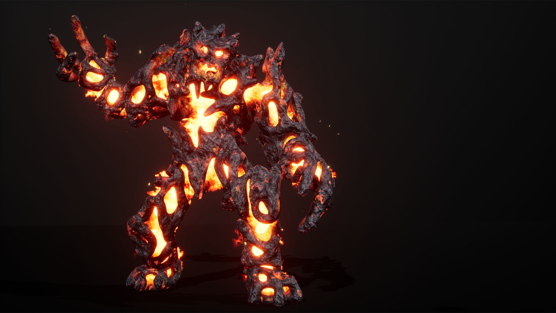 3D model Hell Golem Slayer Low-poly game engine ready 3D model VR / AR / low-poly | CGTrader