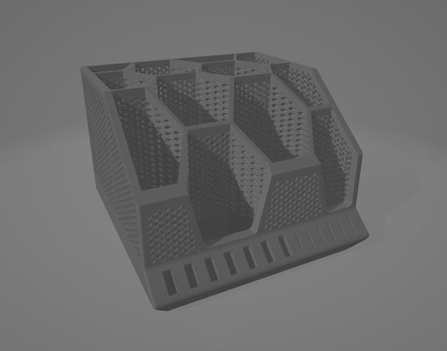Desk Organizer 3D model 3D printable | CGTrader