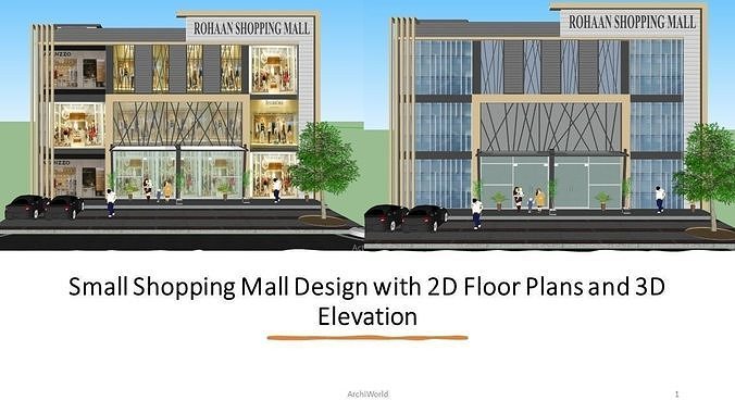 Small Shopping Mall 3D model | CGTrader