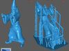Fantasy Adventurer - Scared Wizard free 3D model 3D printable | CGTrader