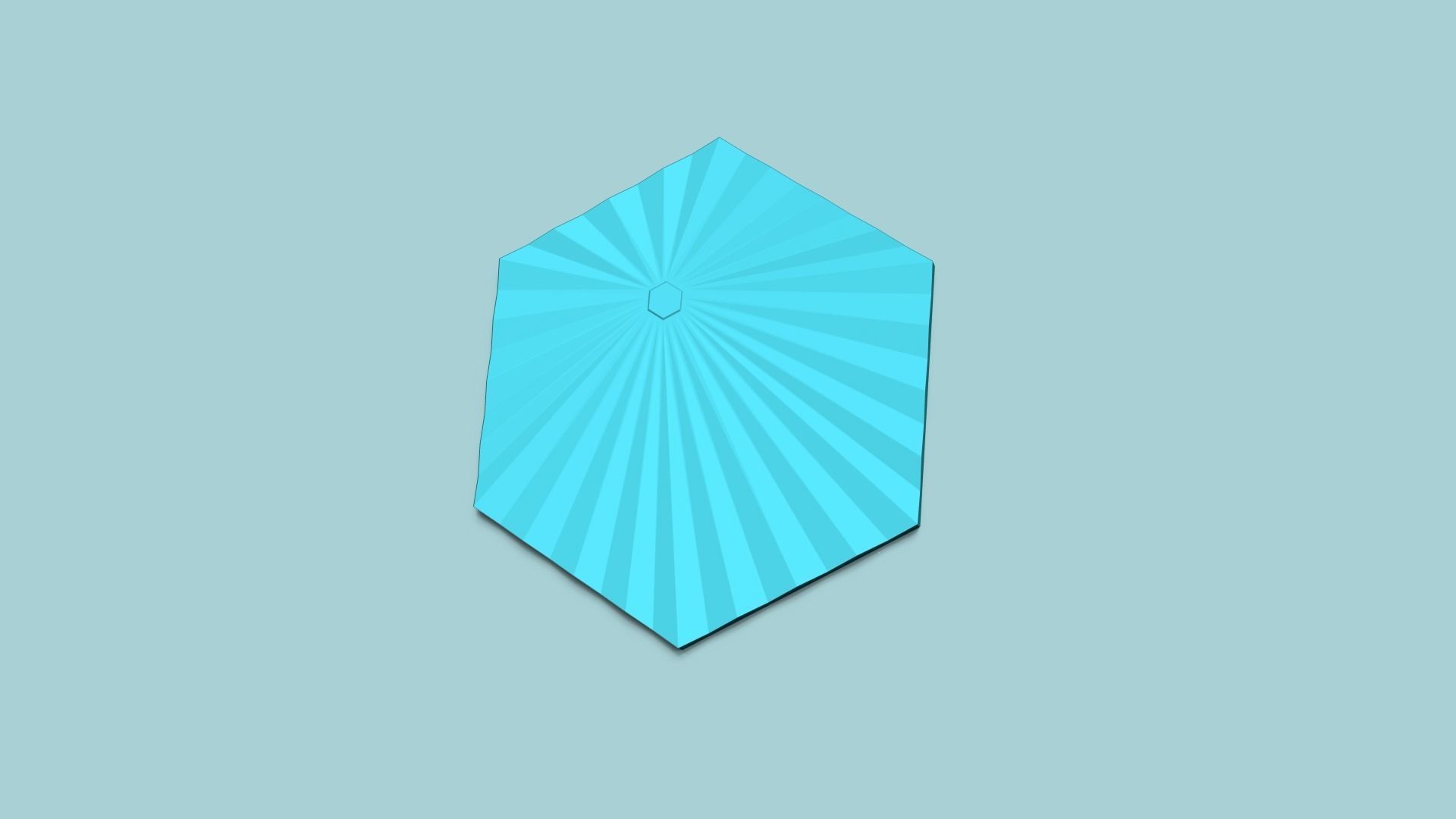 Hexagonal Wall Panel A31 Angular - Interior Design Decoration 3D model ...