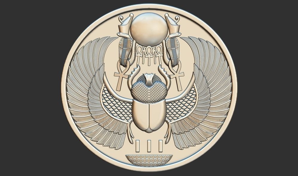 Ancient Egyptian pharaoh scorpion relief 3d printable model cnc 3D ...