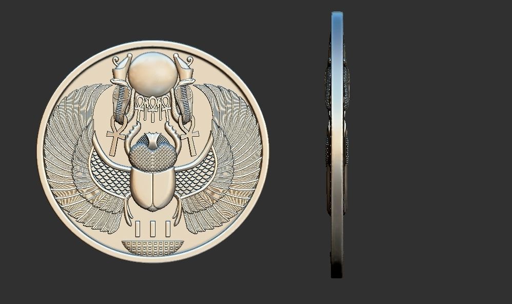 Ancient Egyptian pharaoh scorpion relief 3d printable model cnc 3D ...