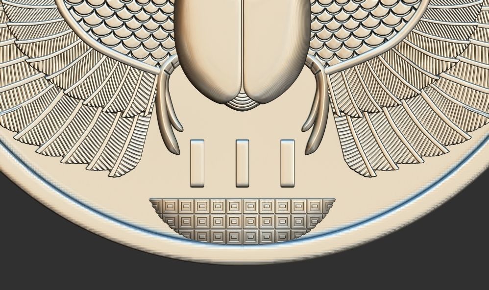 Ancient Egyptian pharaoh scorpion relief 3d printable model cnc 3D ...