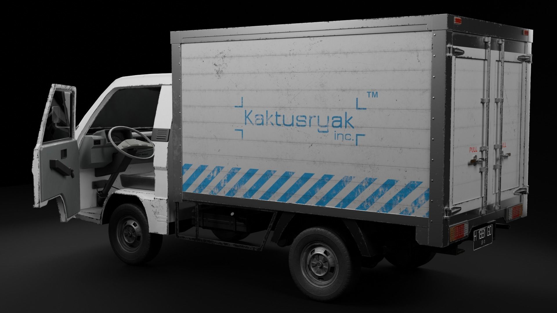 3D model Mitsubishi L300 Mobil Box VR / AR / low-poly | CGTrader