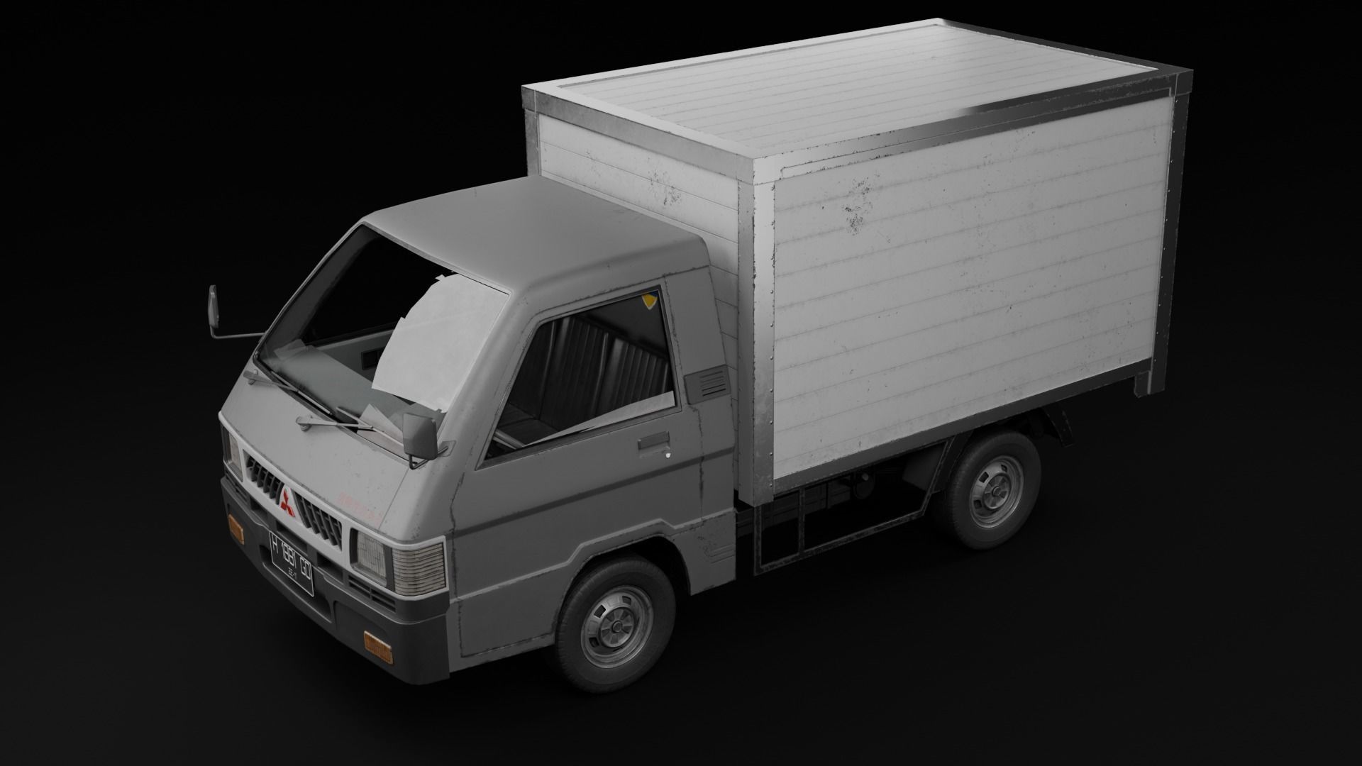 3D model Mitsubishi L300 Mobil Box VR / AR / low-poly | CGTrader