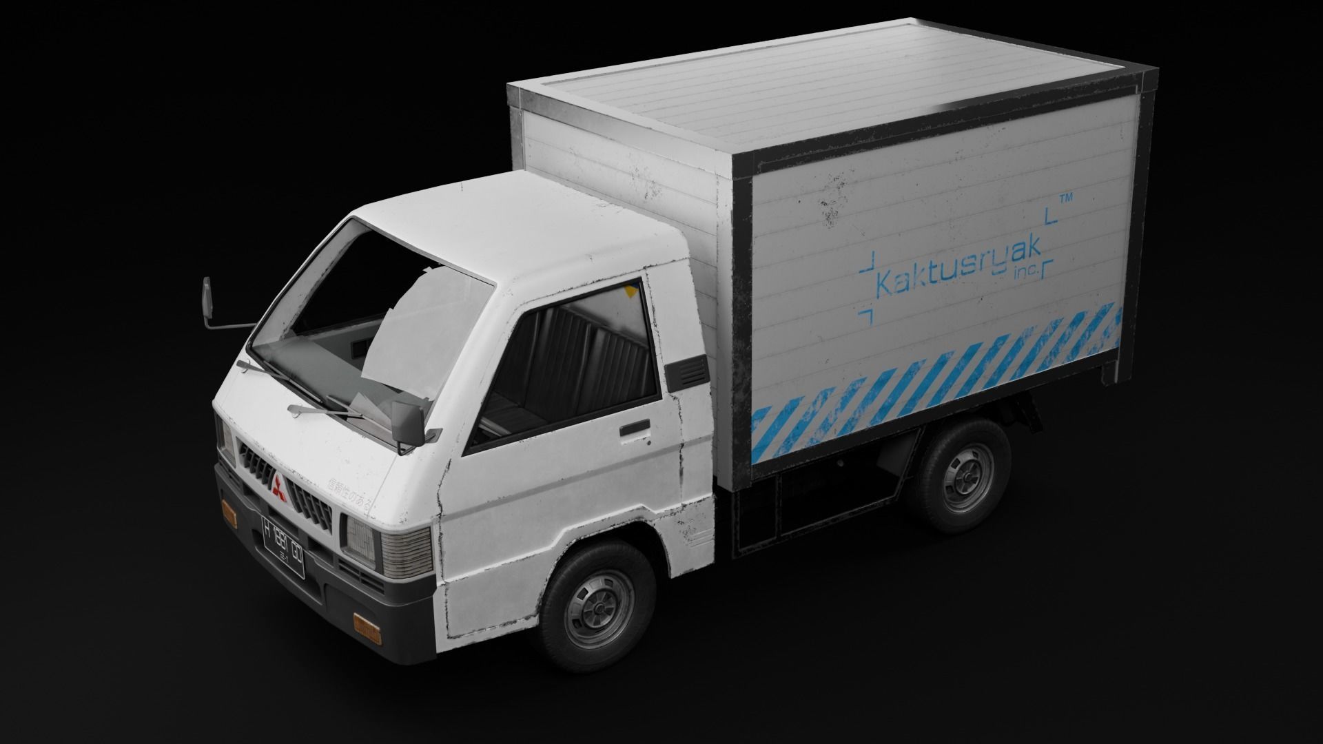 3D model Mitsubishi L300 Mobil Box VR / AR / low-poly | CGTrader
