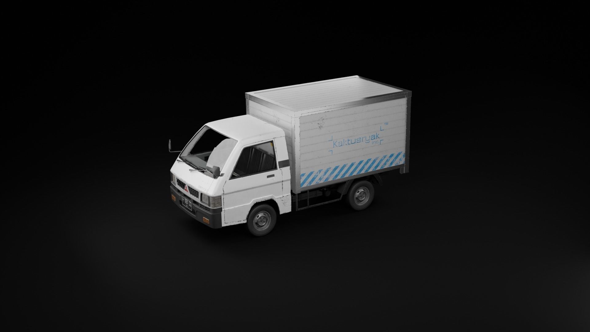 3D model Mitsubishi L300 Mobil Box VR / AR / low-poly | CGTrader