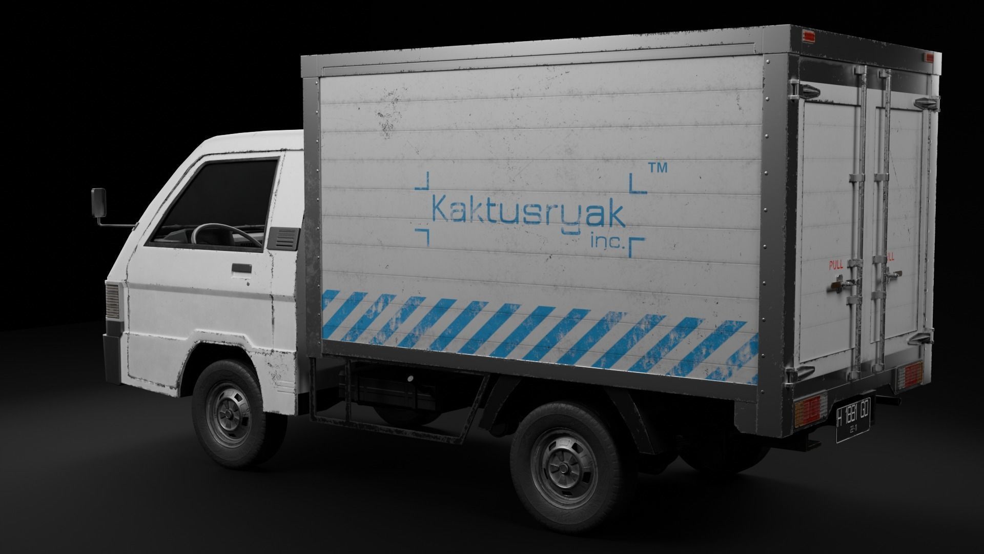 3D model Mitsubishi L300 Mobil Box VR / AR / low-poly | CGTrader