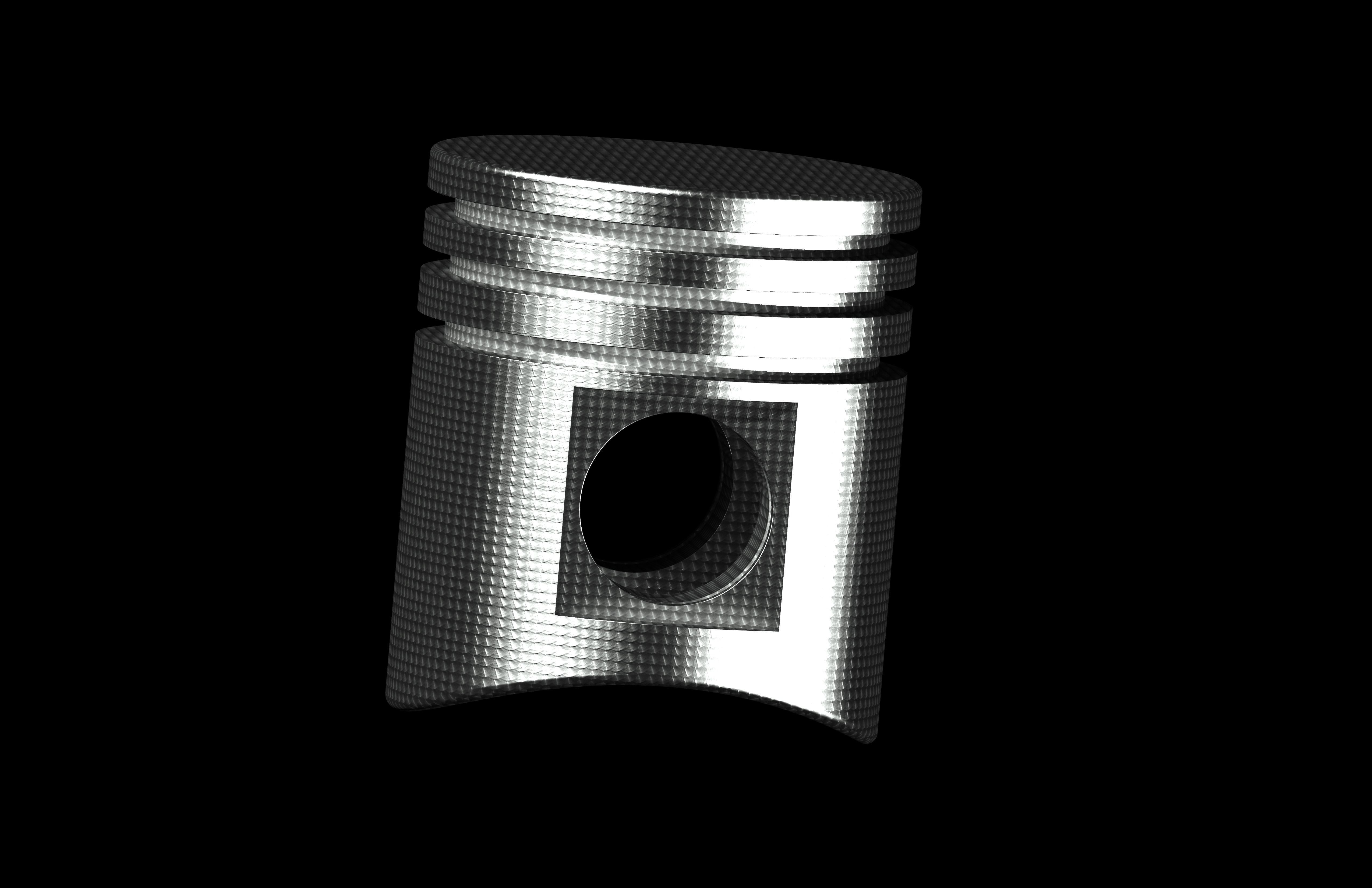 PISTON ENGINE GASOLINE 4 STROKE 3D Model 3D model | CGTrader