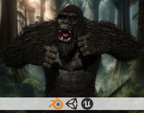 Rigged King kong 3D Models | CGTrader