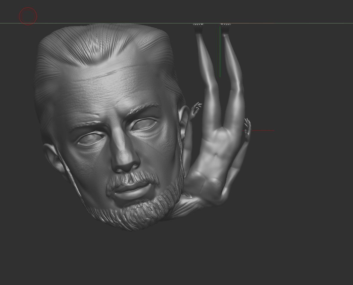 Overthinking statue 3D model 3D printable | CGTrader