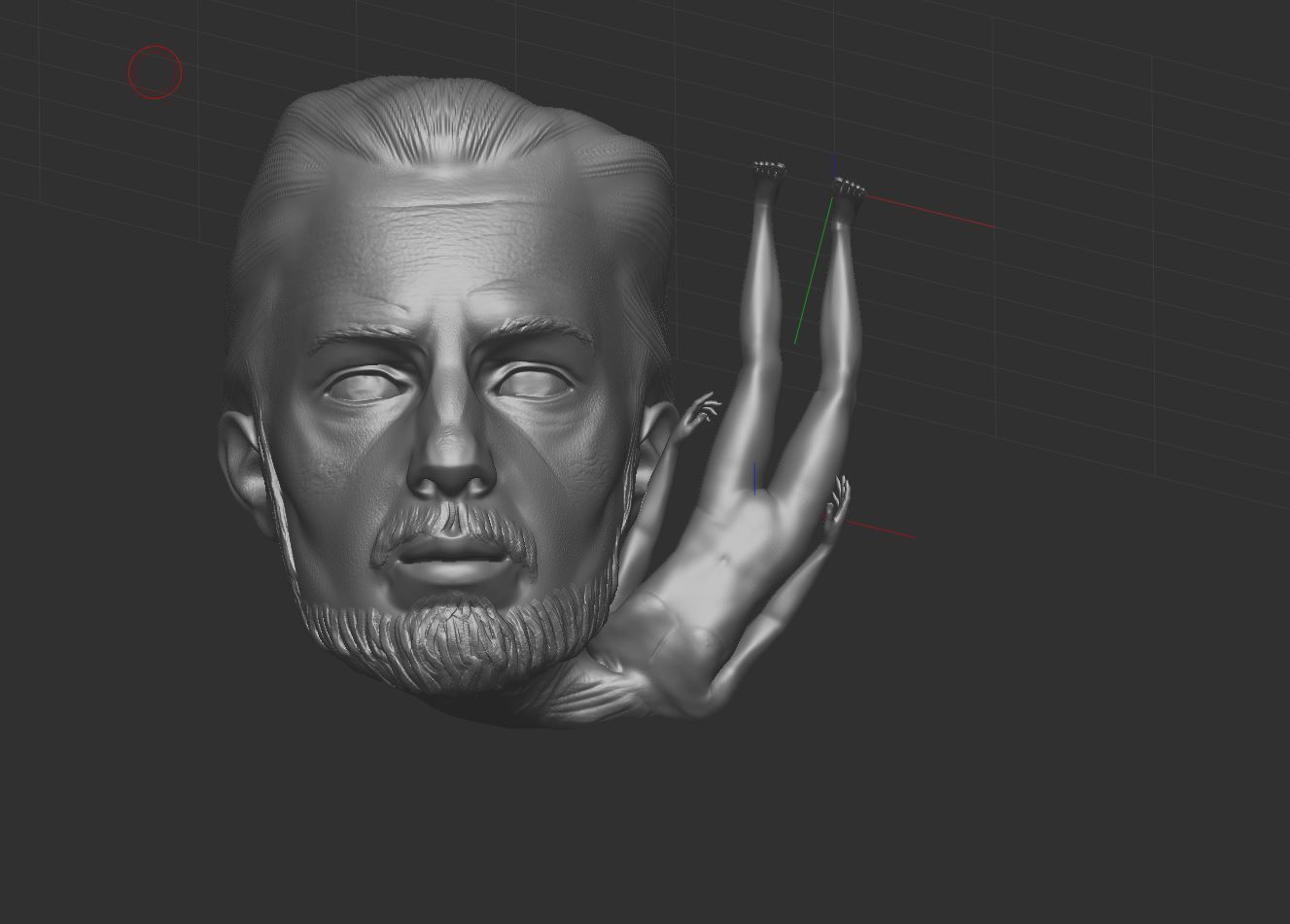 Overthinking statue 3D model 3D printable | CGTrader