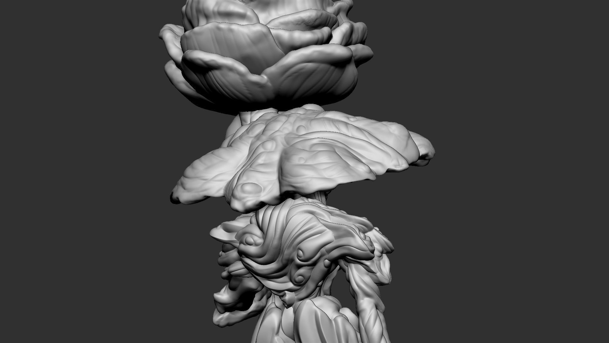 Myconid 2 - STL - RPG MINIATURE 3D model 3D printable | CGTrader