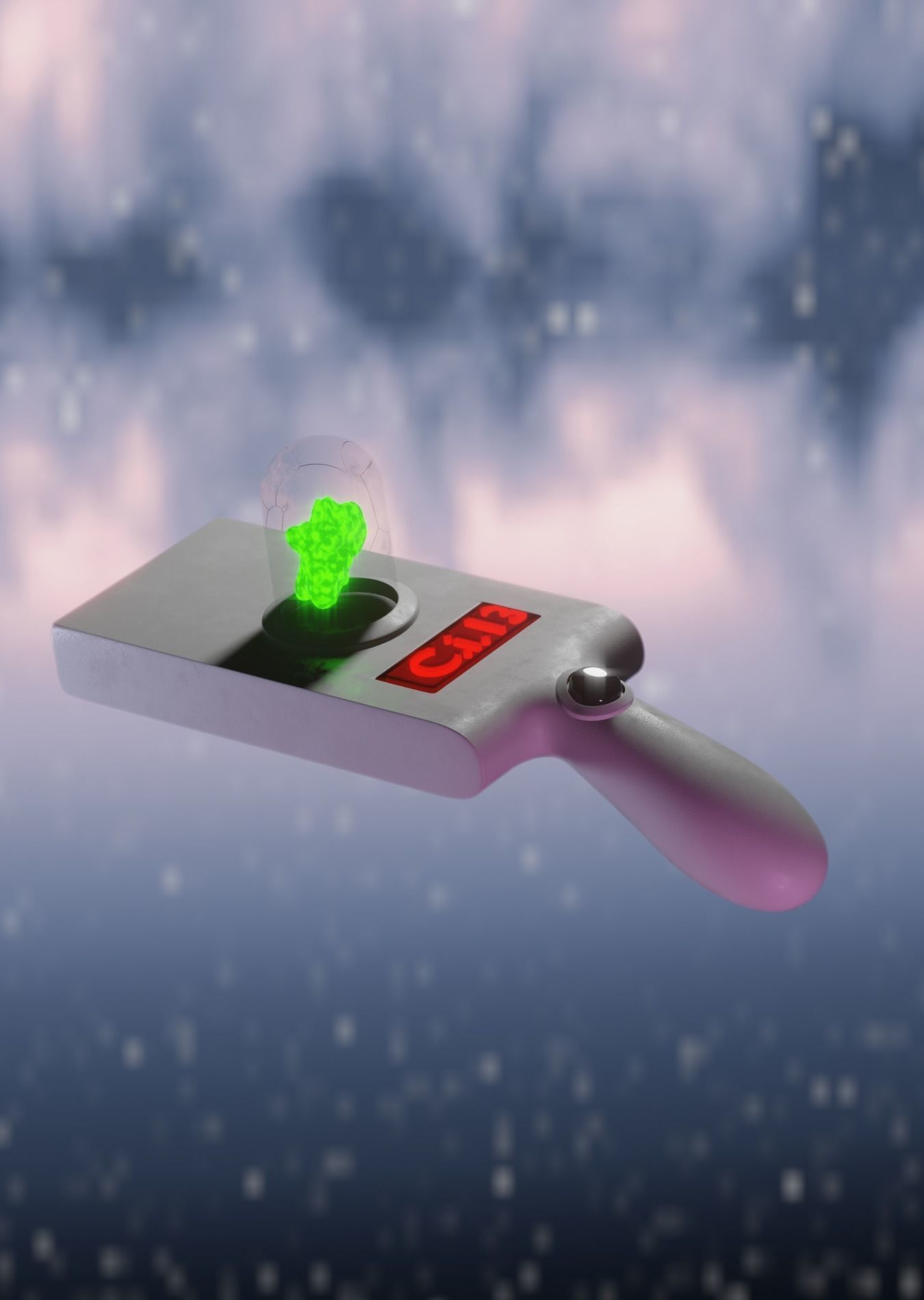 Rick and Morty Portal Gun free 3D model animated | CGTrader