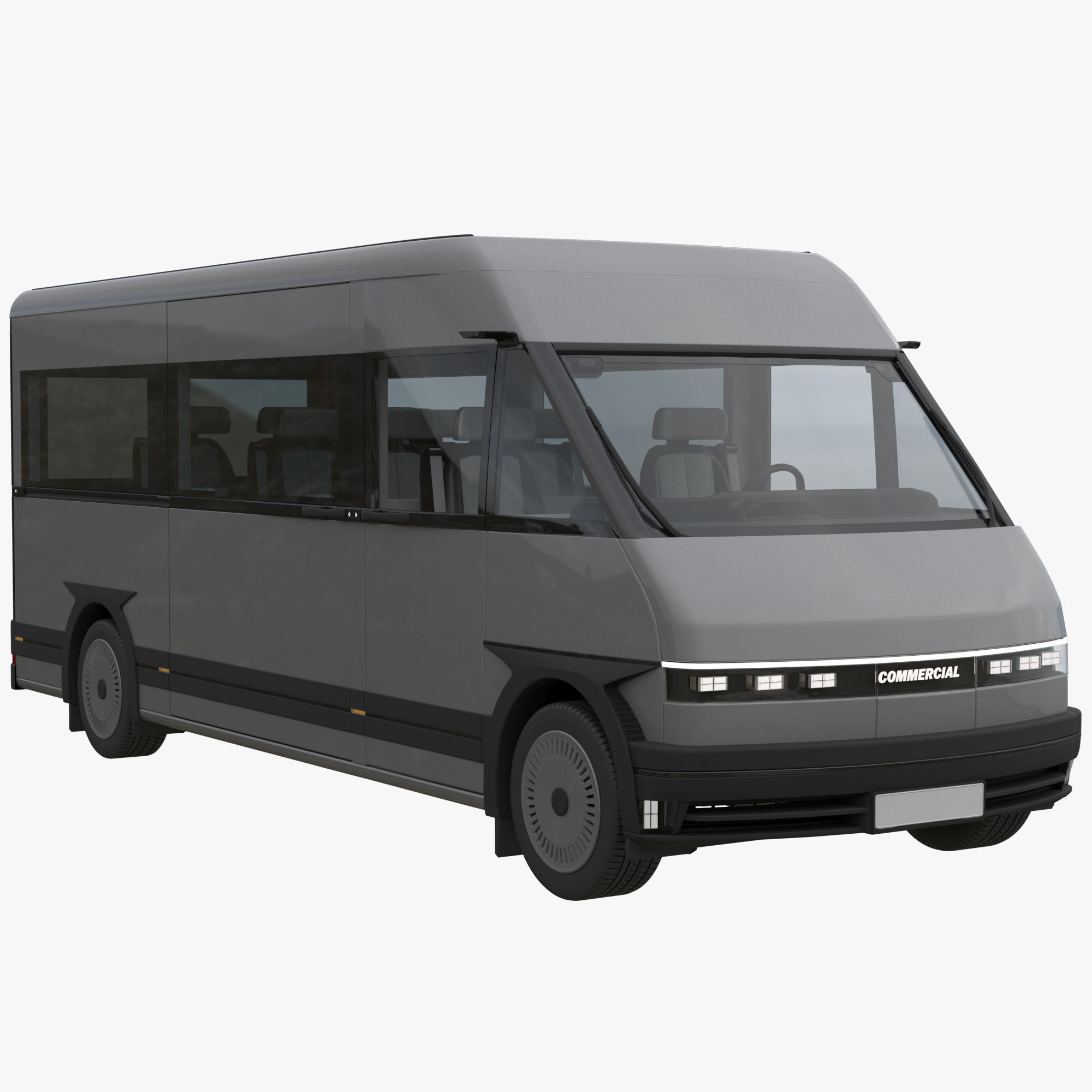 EV Prototype 1 Minibus 3D model | CGTrader