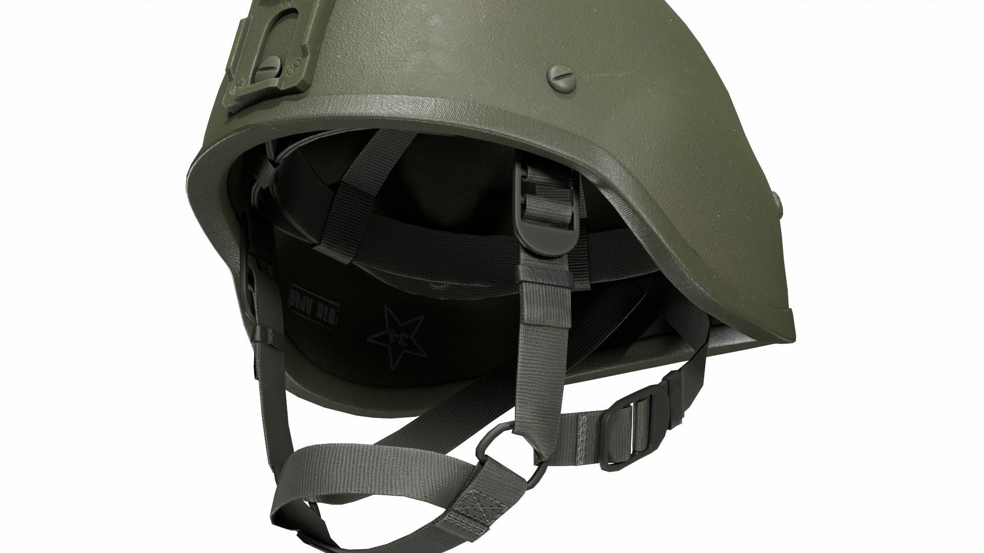 3D model 6B47 Russian Ratnik Helmet Modular Pack VR / AR / low-poly ...