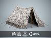 3D model Winter Pixel Camouflage Tent VR / AR / low-poly | CGTrader