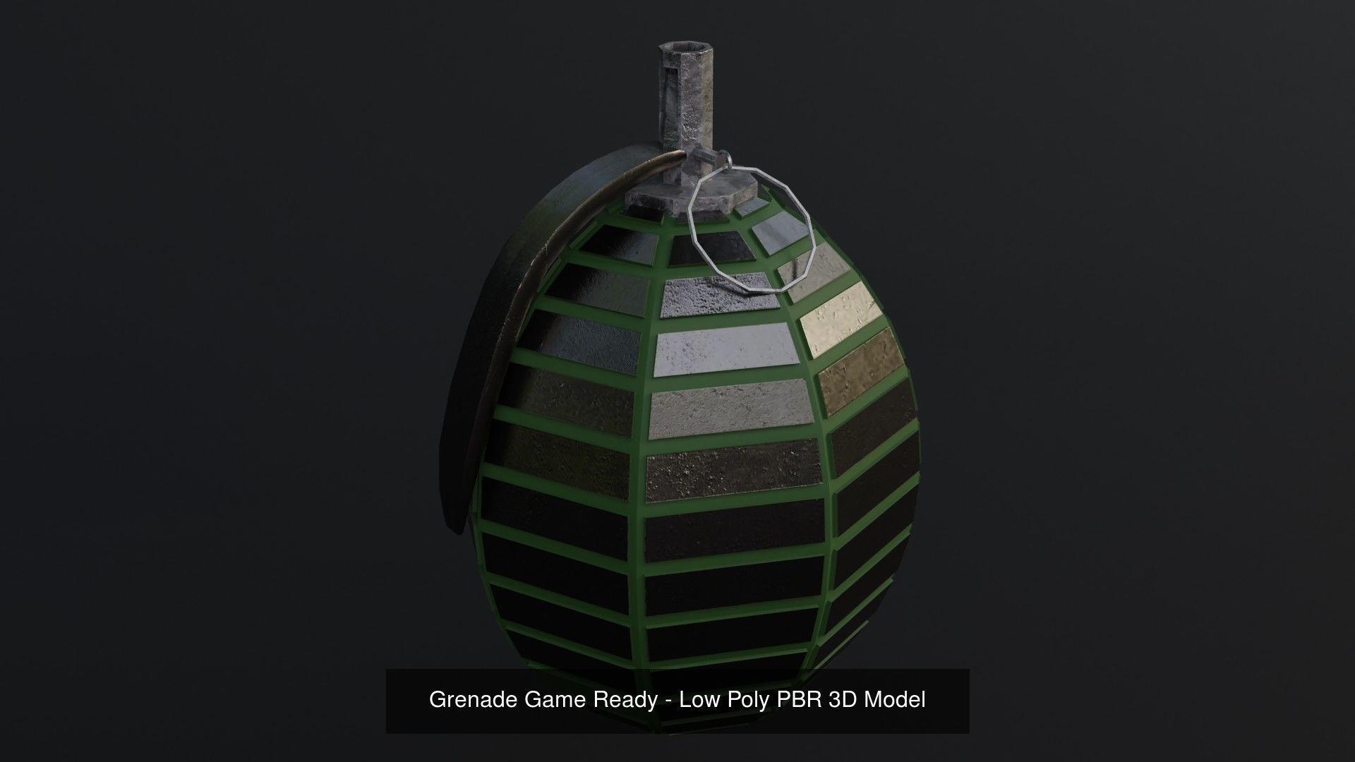 3D Model Collection Bomb-Grenade - Game Ready - Low Poly PBR 3D Model ...