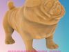 Pug dog 3D MODEL STL FILE FOR CNC ROUTER LASER 3D model 3D printable ...