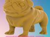 Pug dog 3D MODEL STL FILE FOR CNC ROUTER LASER 3D model 3D printable ...